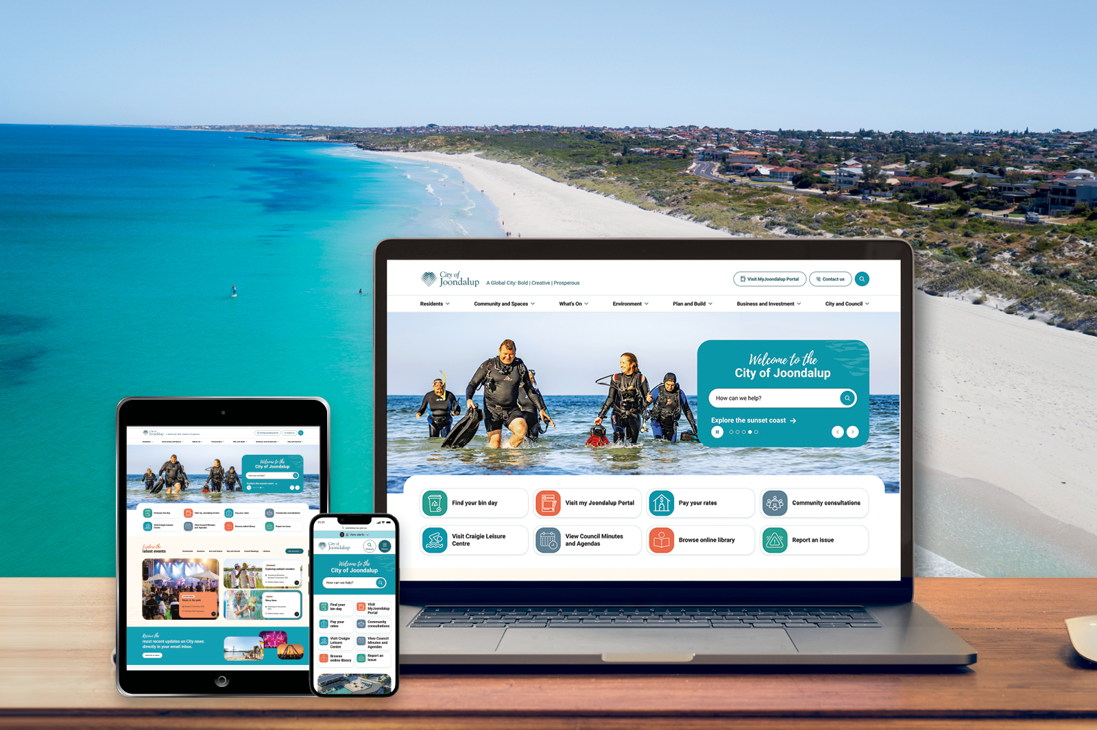 Revamped website gains global recognition | City of Joondalup